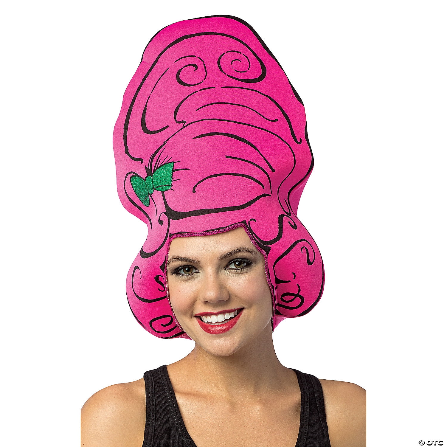 Cartoon Wig - Beehive Pink - Walmart.com