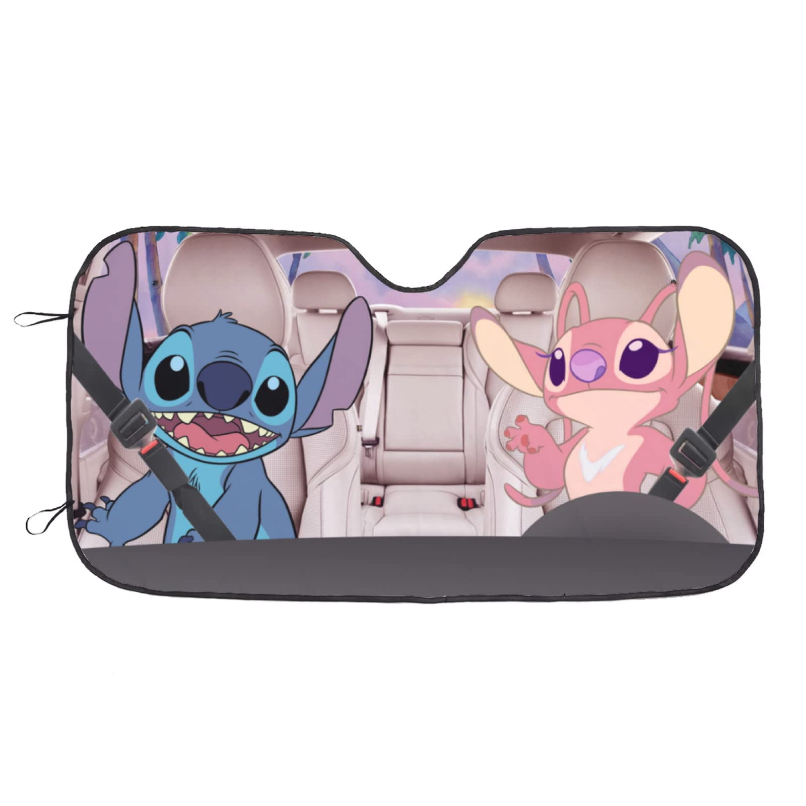 Cartoon Windshield Sunshade for Car Truck & SUV - Folding Car Sun Shade ...