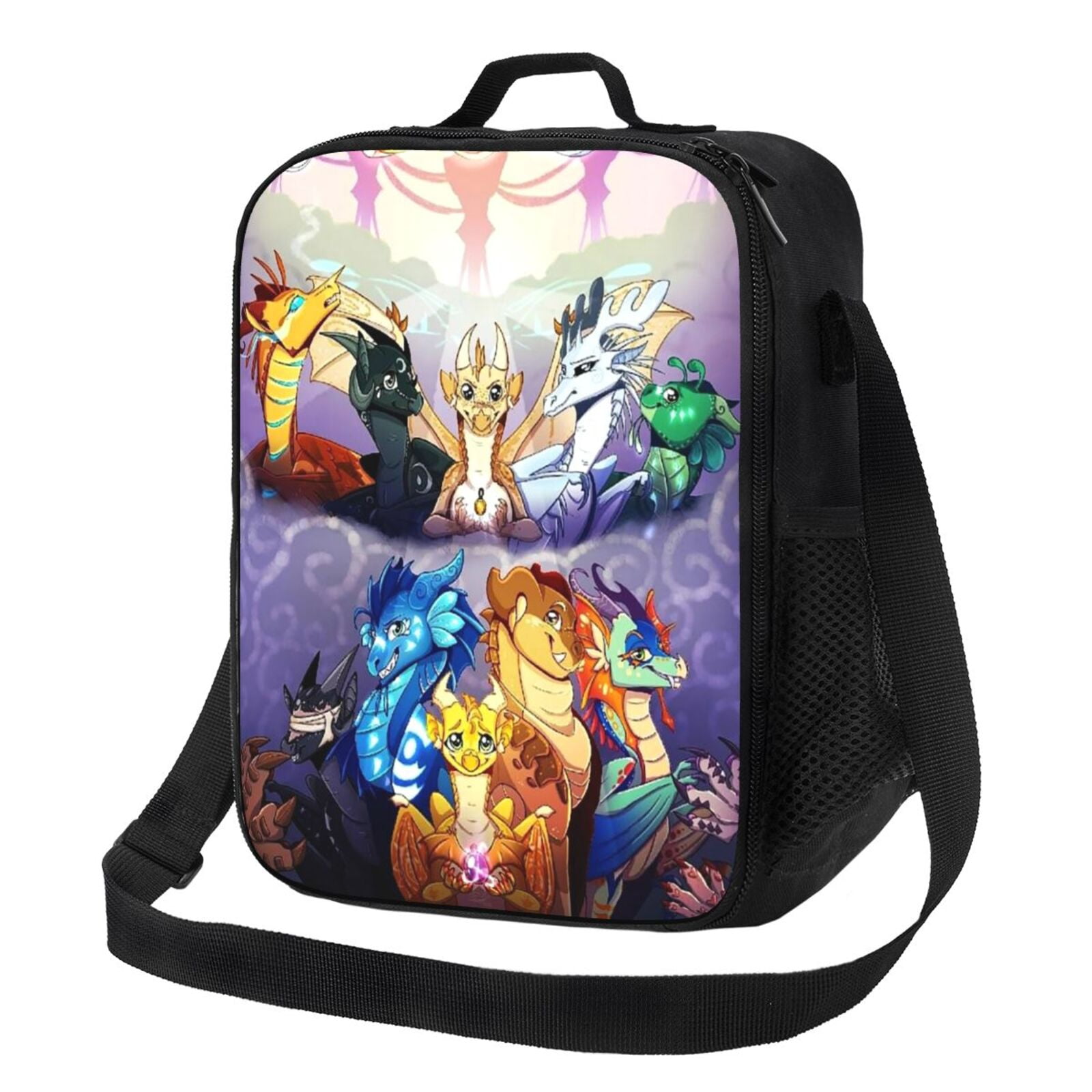 Cartoon Wings Of Fire Lunch Bag Reusable Insulated Lunch Box Portable ...