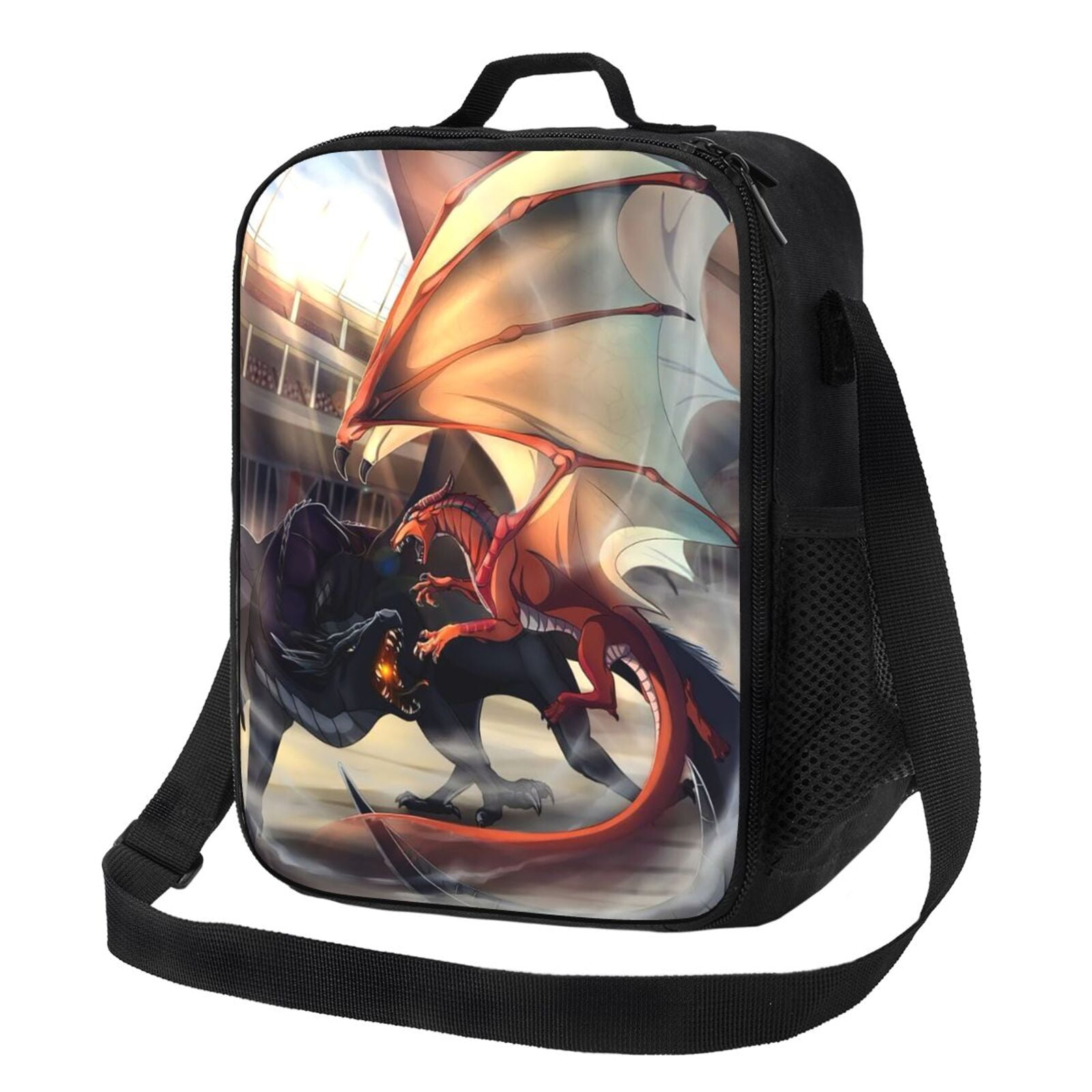 Cartoon Wings Of Fire Lunch Box Reusable Lunch Bag Portable Lunch Tote ...