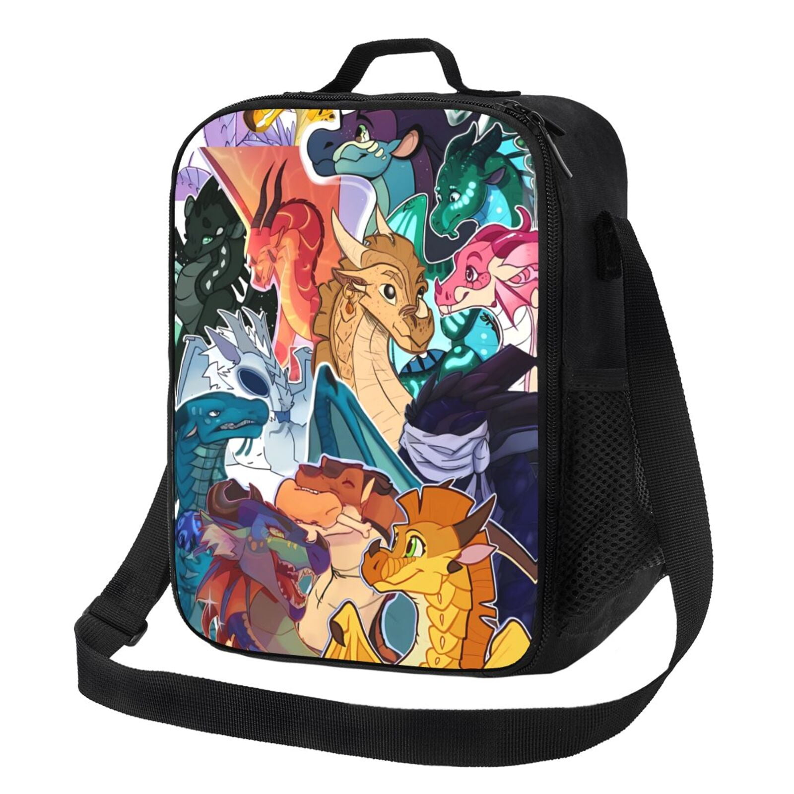 Cartoon Wings Of Fire Lunch Bag Reusable Insulated Lunch Box Portable ...