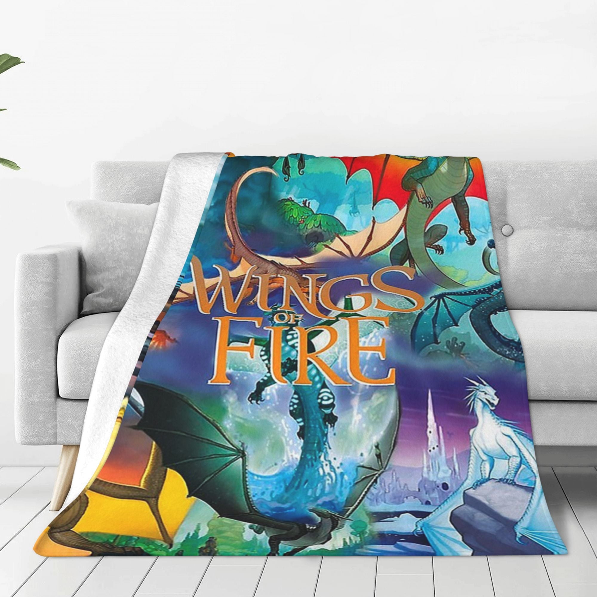 Cartoon Wings Of Fire Soft Lightweight Bed Blankets Plush Fuzzy Cozy ...