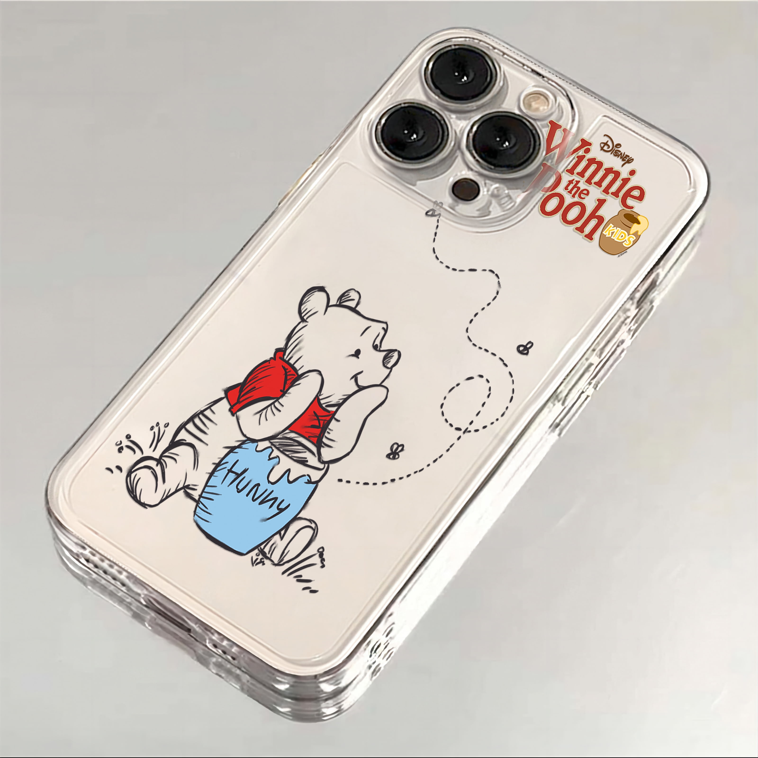 Cartoon Winnie the Poohs Phone Case For iPhone 16 15 14 13 12 11 Mini ...