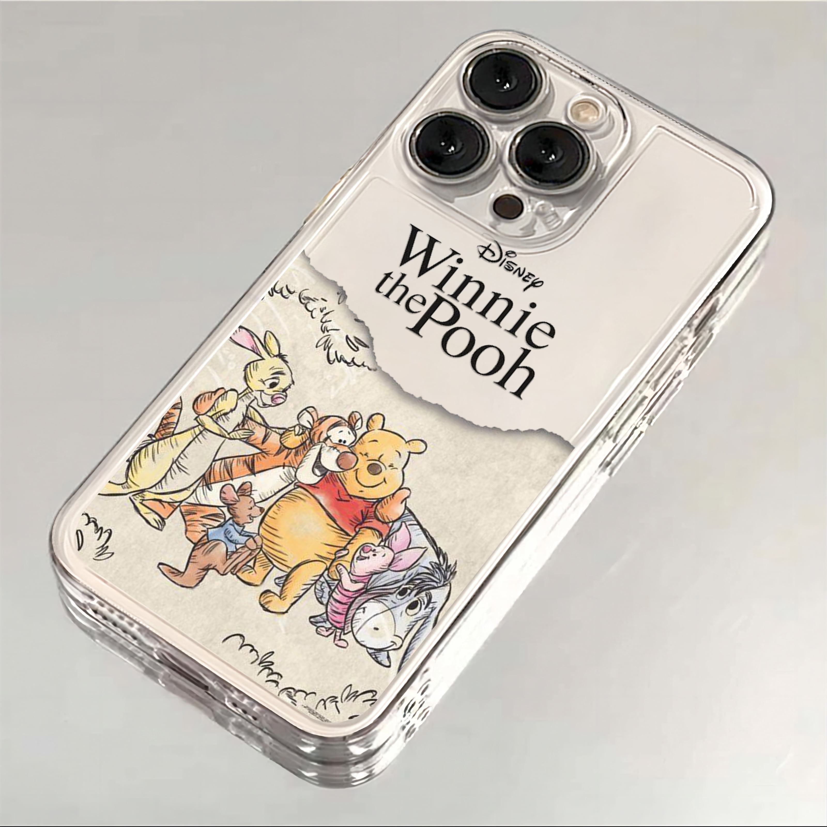 Cartoon Winnie the Poohs Phone Case For iPhone 16 15 14 13 12 11 Mini ...