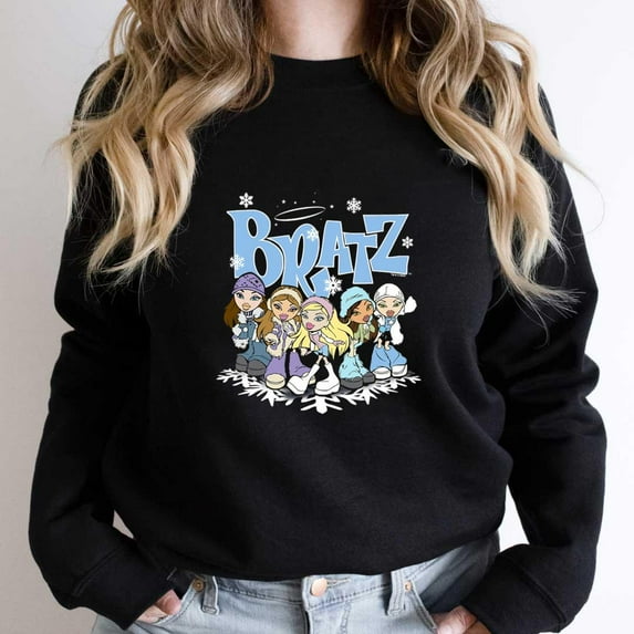 Cartoon Winter Wonderland Funny Group Shot Holiday Graphic - Breathable ...