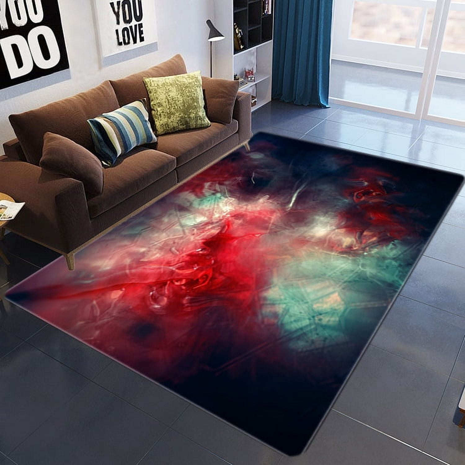 Cartoon Wolfdog 3D Printing Child Carpet Children Room Game Large Rug ...