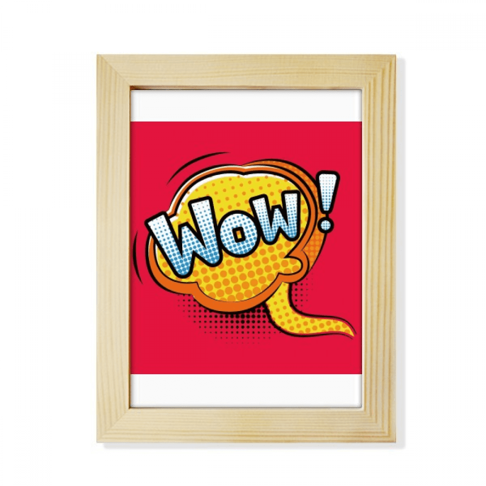 Cartoon Word Dialog Art Deco Fashion Desktop Adorn Photo Frame Display ...