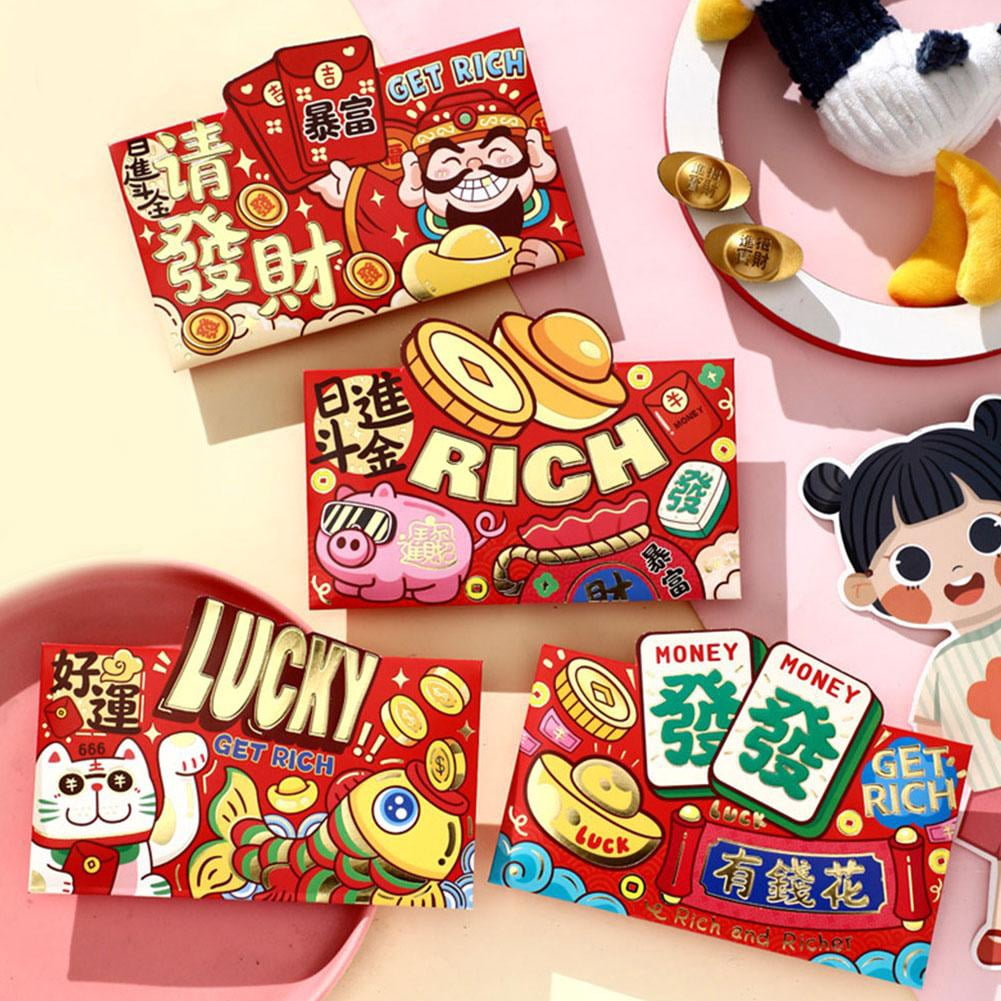 Cartoon Year of The Snake Red Envelope Red Packet Wedding Lot Q3 K0S2 ...