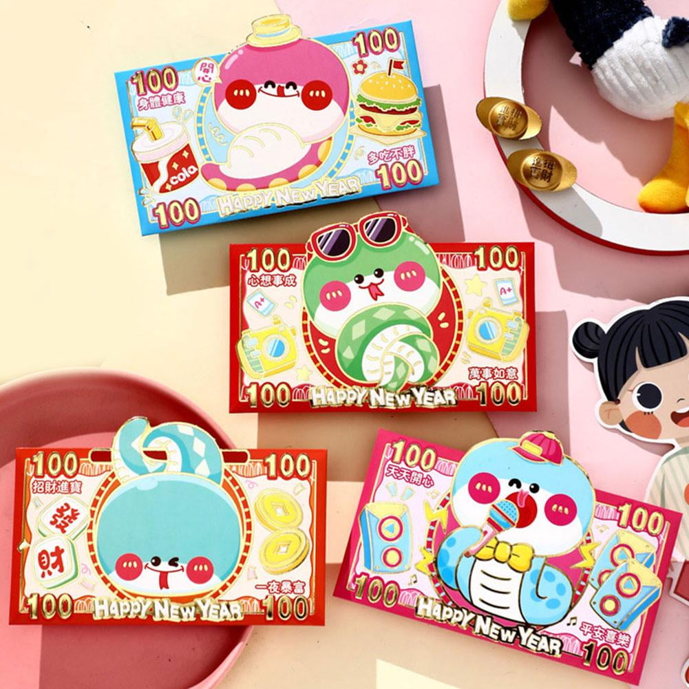 Cartoon Year of The Snake Red Envelope Red Packet Wedding New R8C6 ...