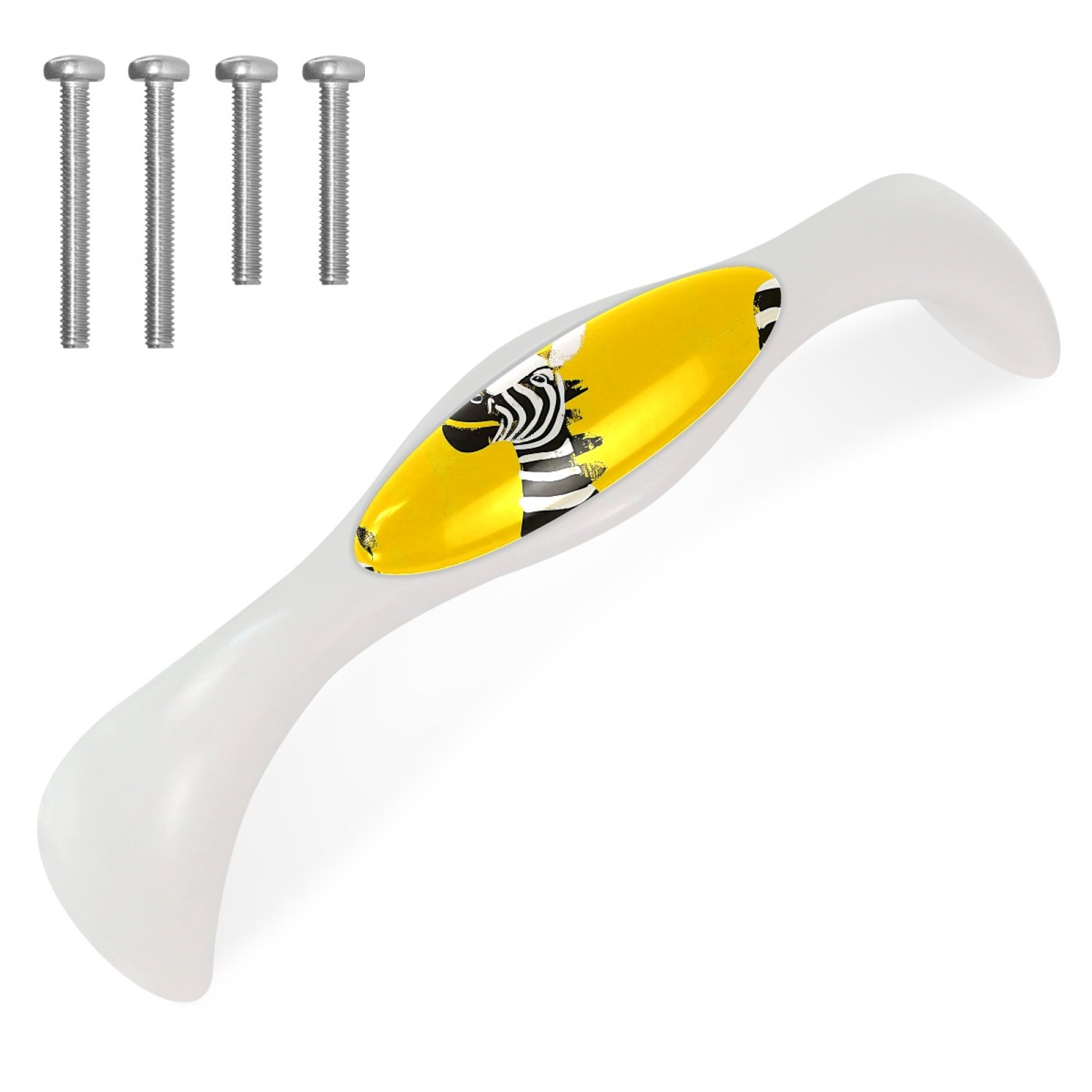 Cartoon Zebra Kitchen Cabinet Pull Knobs Drawer Hardware Handles for ...