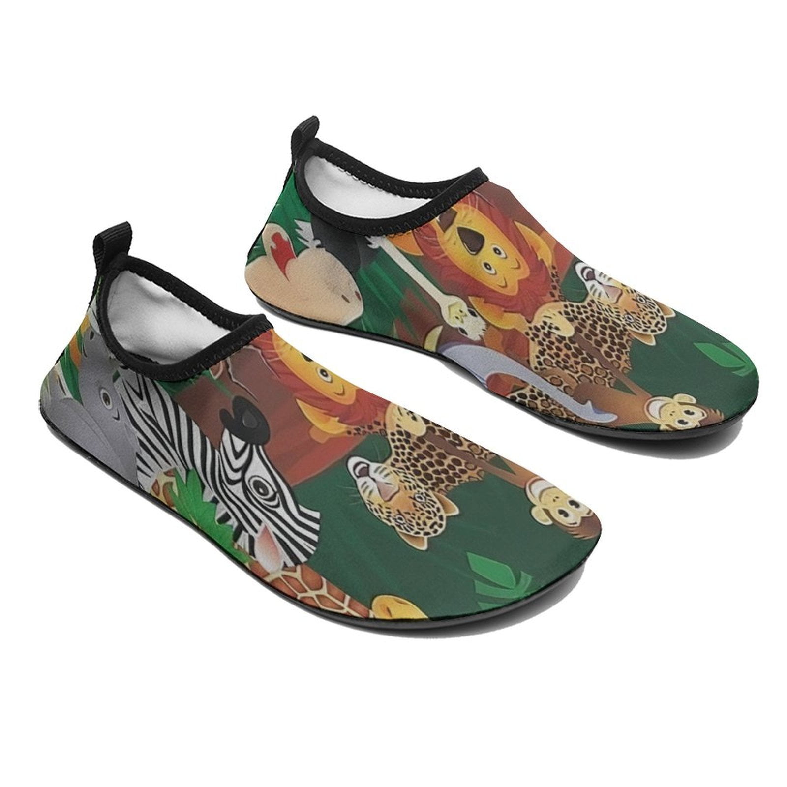 Cartoon Zoo Water Shoes Beach Slip-on Shoes for Men Women Swim Pool ...