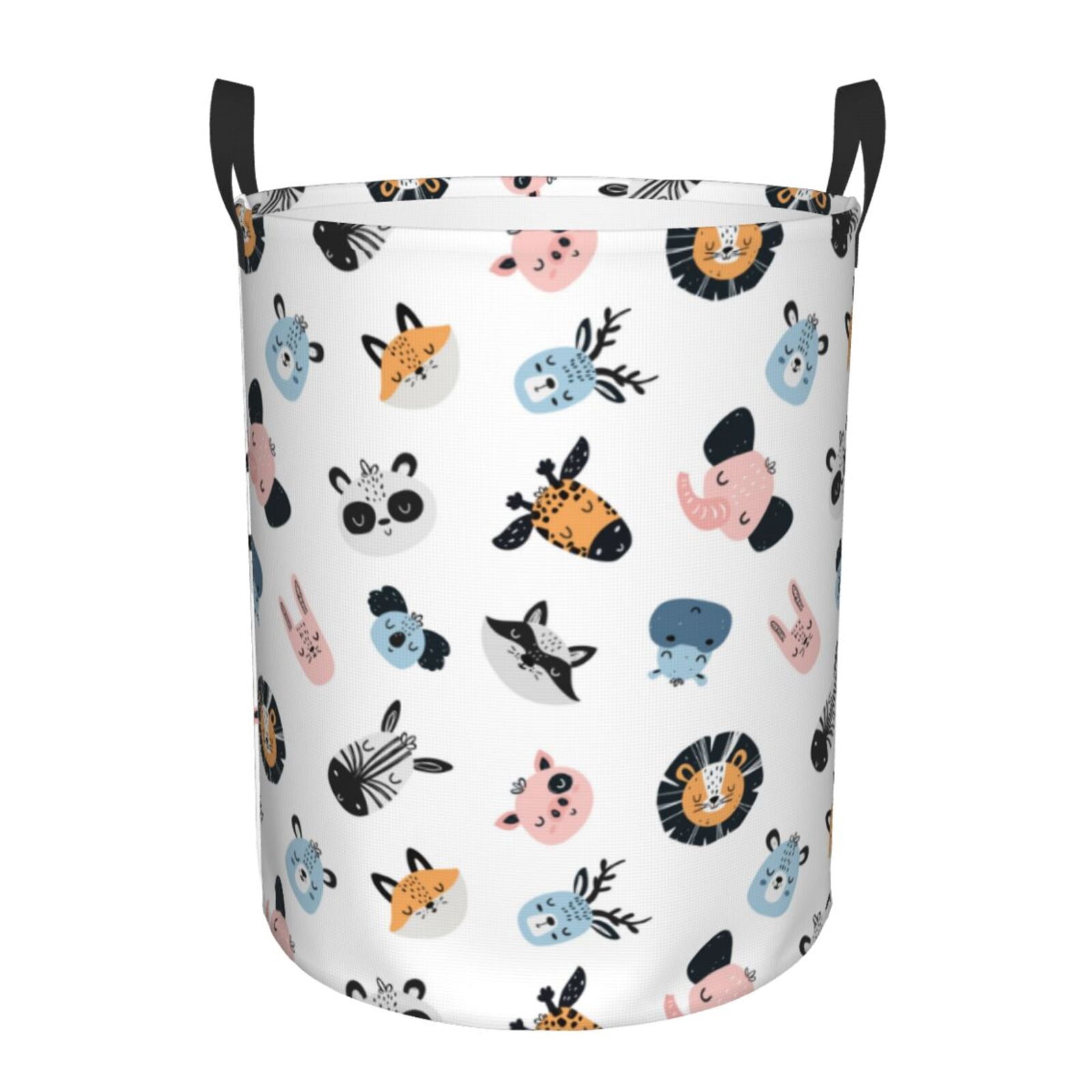 Cartoon animals B Laundry Basket, Laundry Hamper Waterproof Laundry Bag ...