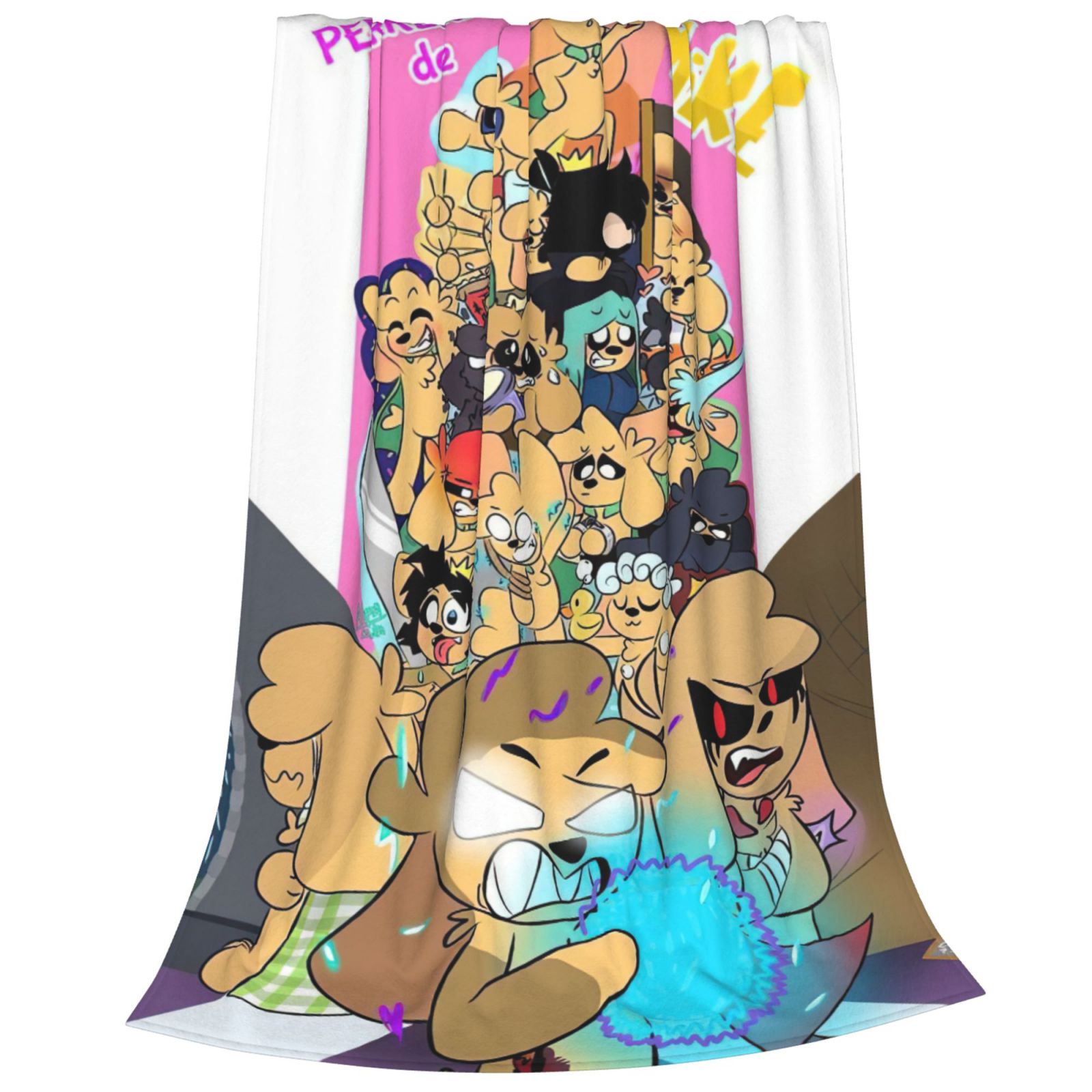 Cartoon animation blanket sofa blanket picnic travel soft bed blanket ...