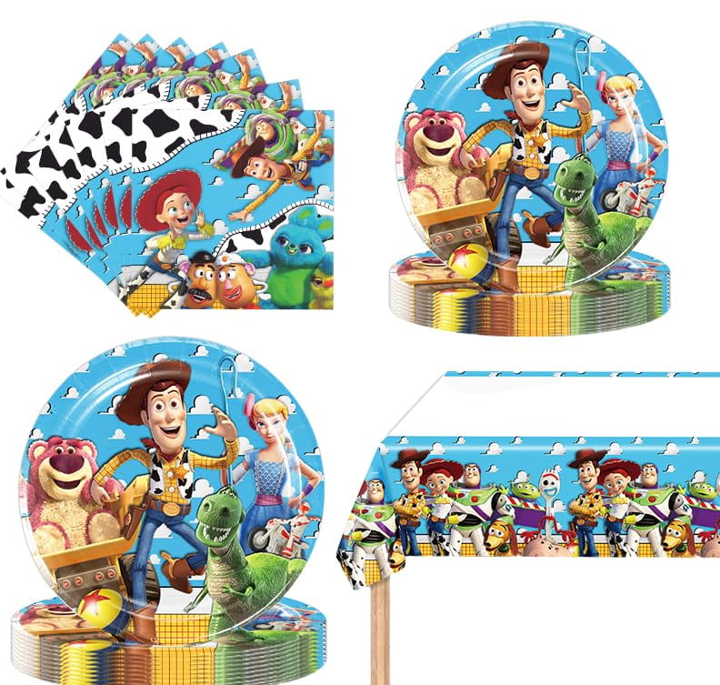 Cartoon anime characters Party decoration 41 pieces cartoon theme ...