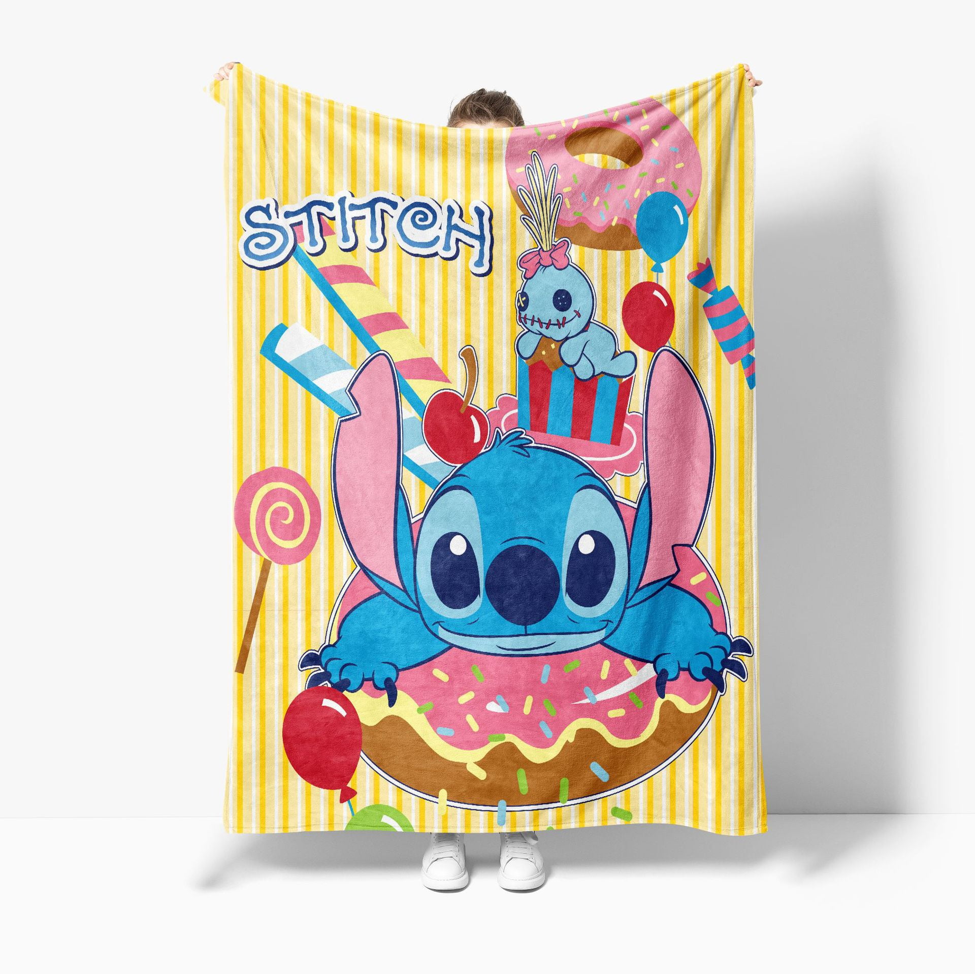 Cartoon cartoon stitch Blanket Nap blanket Stitch Boy air conditioning ...