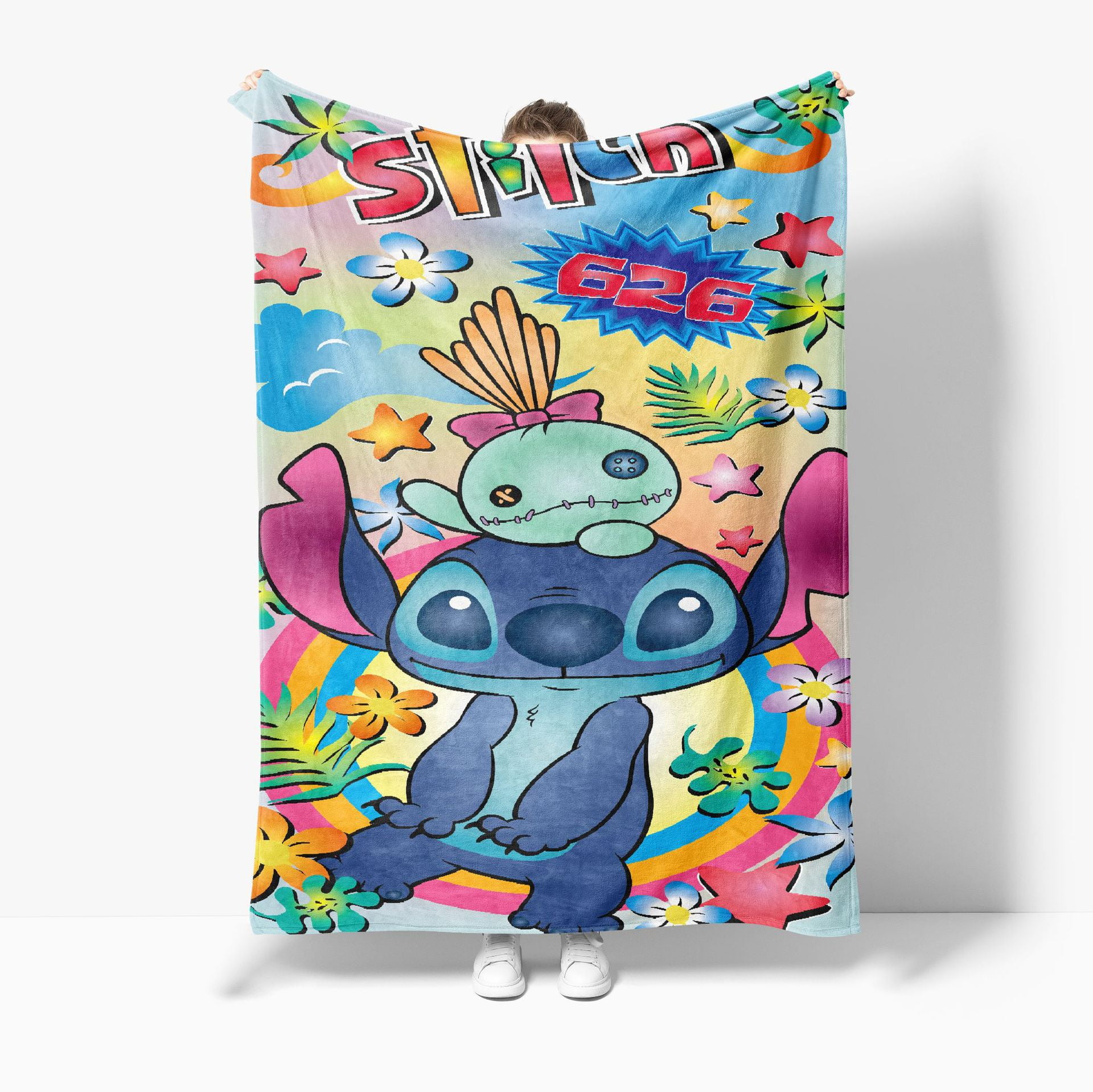 Cartoon cartoon stitch Blanket Nap blanket Stitch Boy air conditioning ...