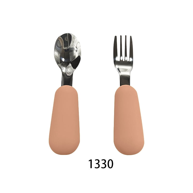 Cartoon chicken silicone feeding set children's products stainless ...