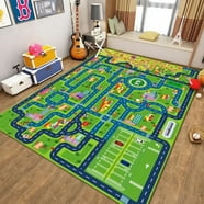 AKASISRUG Soft Round ABC Rug for Kids Room,4 ft Washable circle nursery ...
