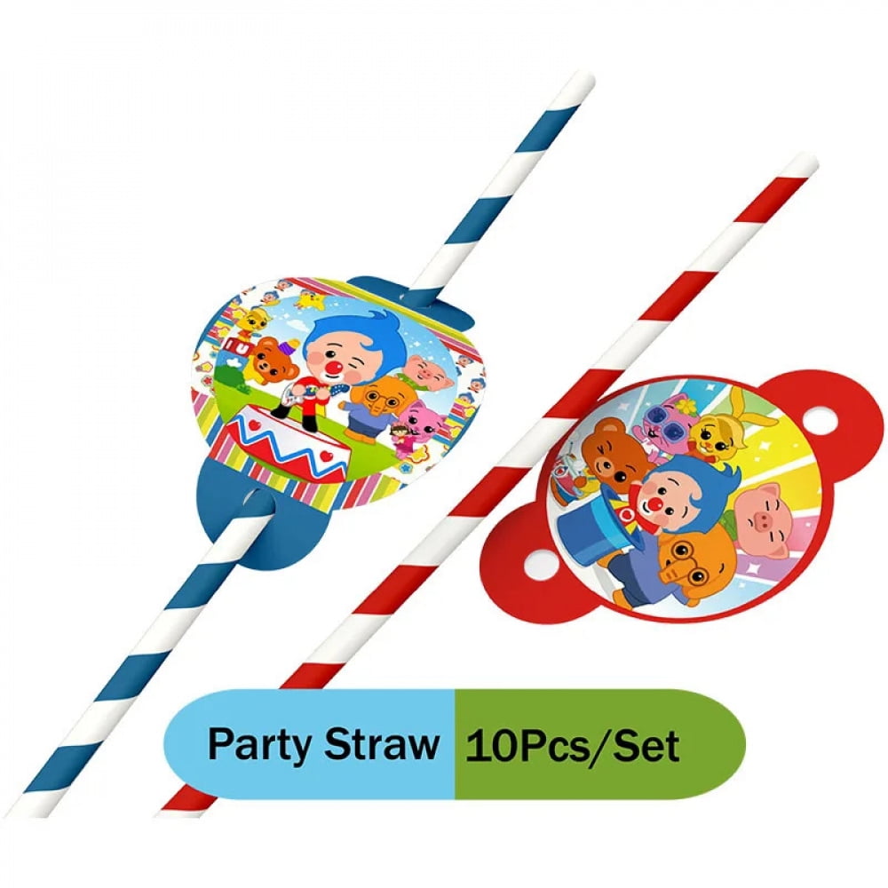 Cartoon clow Theme Baby Shower Toy Gift Disposable Napkins Plate Cups ...