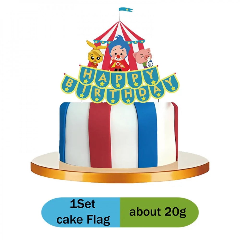 Cartoon clow Theme Baby Shower Toy Gift Disposable Napkins Plate Cups ...