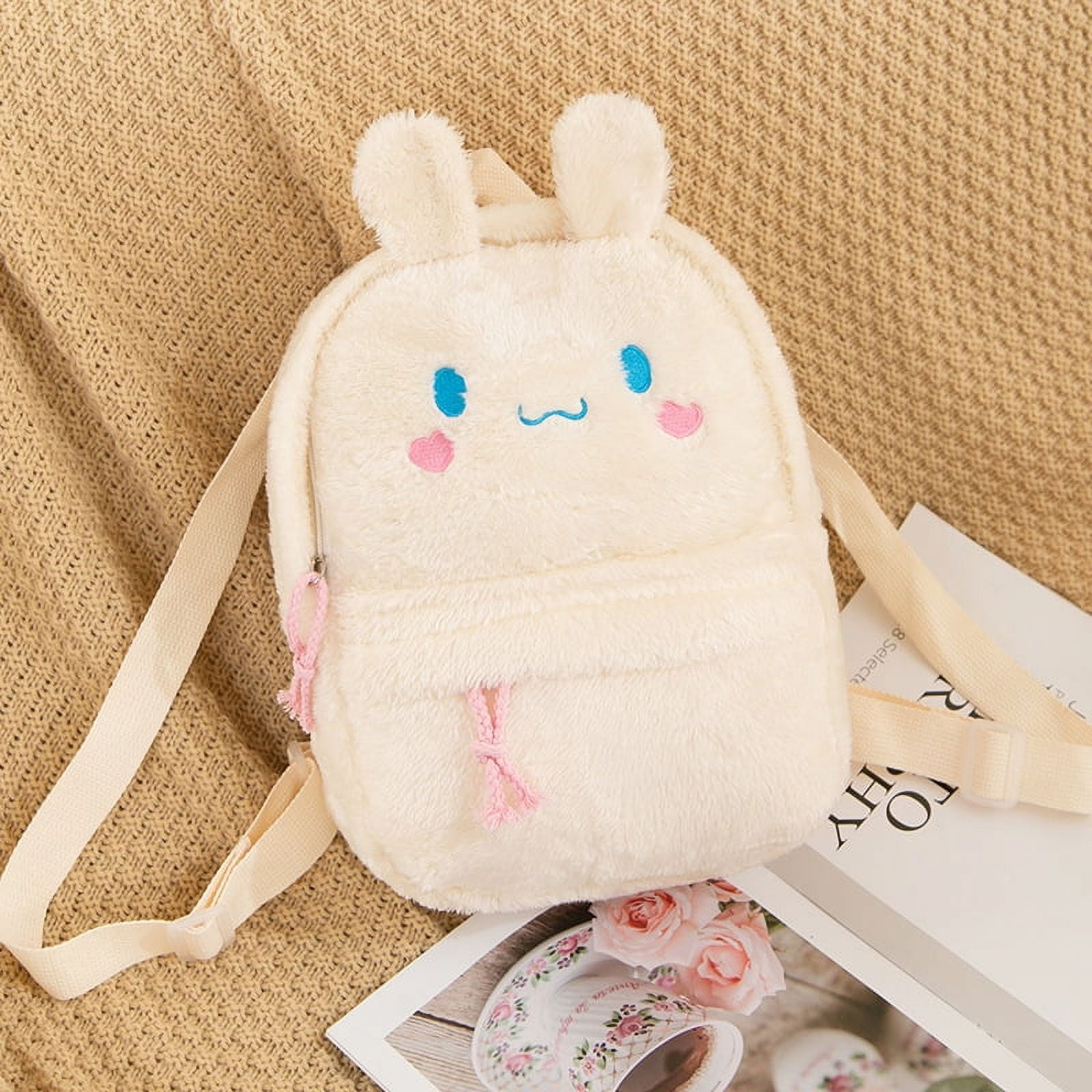 Cartoon coolomi Plush Backpack female student girl heart cute small ...