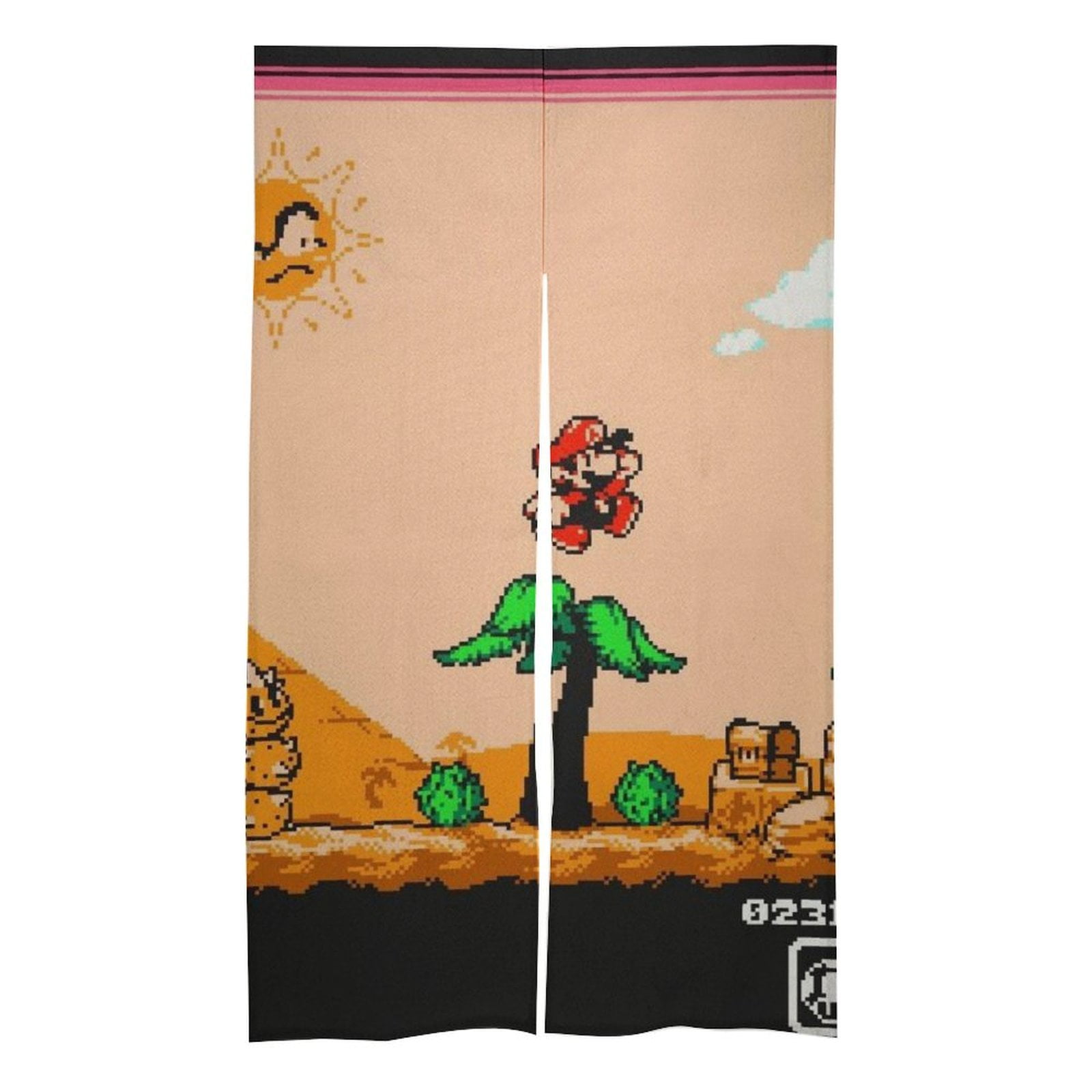 Cartoon door curtain Mario cute girl bedroom children bedroom ...