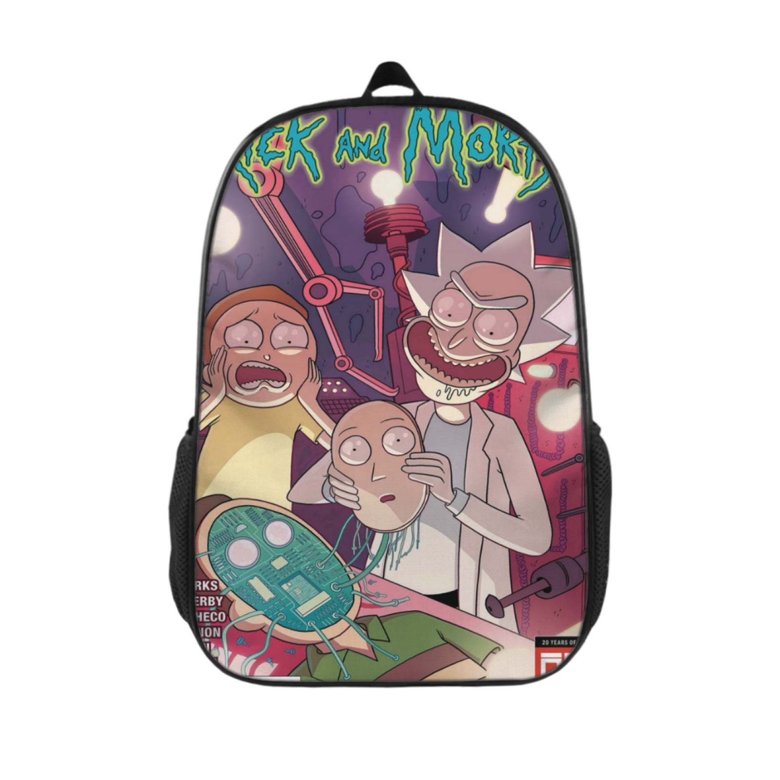 Cartoon for Teen Rick and Morty Backpack, Travel Travel Backpack for ...