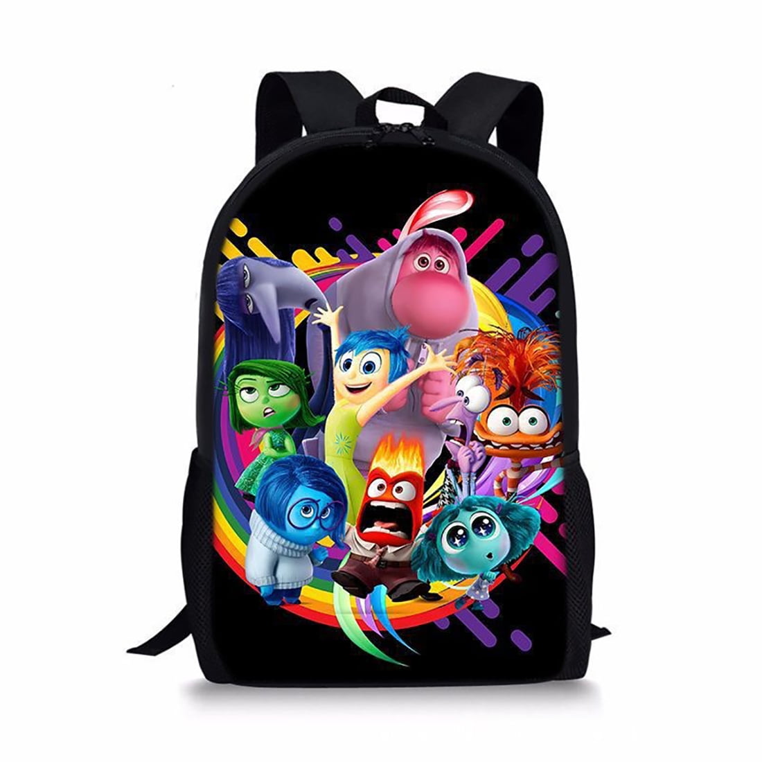 Cartoon inside out 2 Backpack Animated Movies Travel Backpack ...