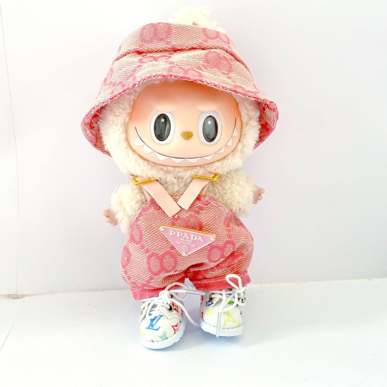 Cartoon la_bu-bus New Series of Doll Costumes, 17cm New Plush Toy Costumes (Dolls Not Included ...