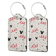 Disney Luggage Tag Set | 4 Pcs Set Mickey Mouse and Minnie Mouse ...