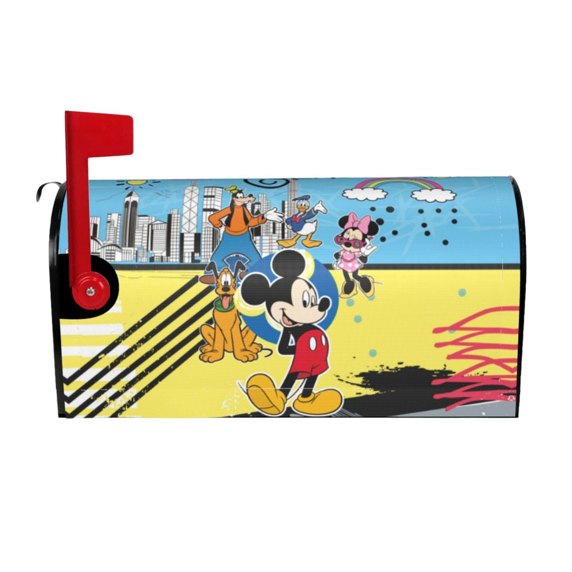 Cartoon mickey mouse Minnie Mailbox Cover Magnetic Standard Size 25 ...