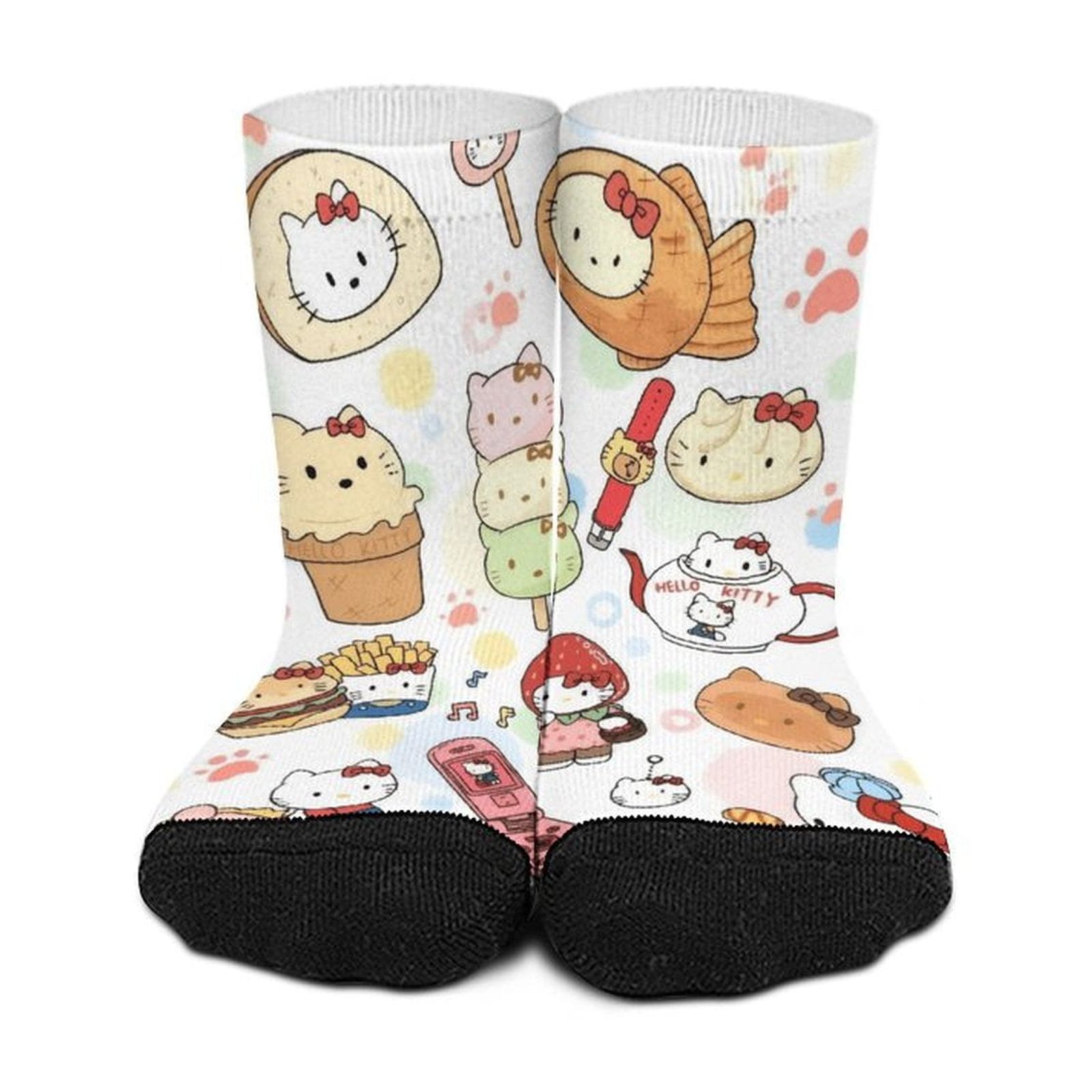 Cartoon mid-tube socks unisex long socks - Walmart.com