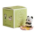 Cartoon-shaped Phone Stand Ornament, Cute Panda with Lotus Leaf Resin ...