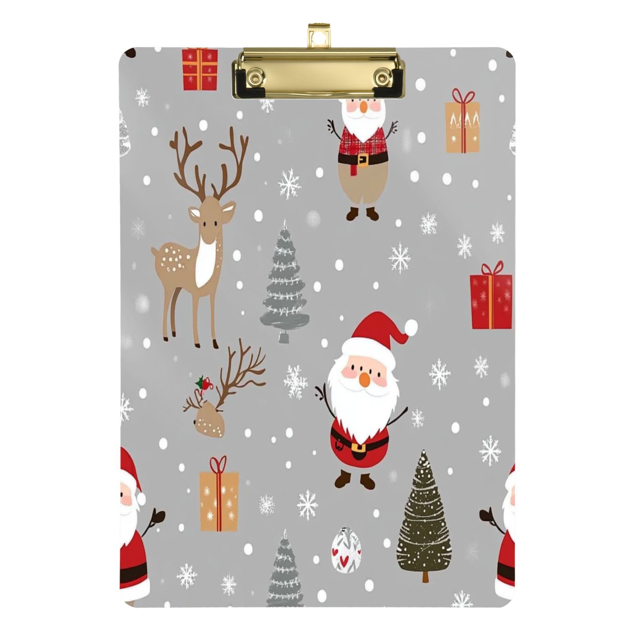 Cartoon-style Christmas Characters Acrylic Clipboards A4 Standard Size ...