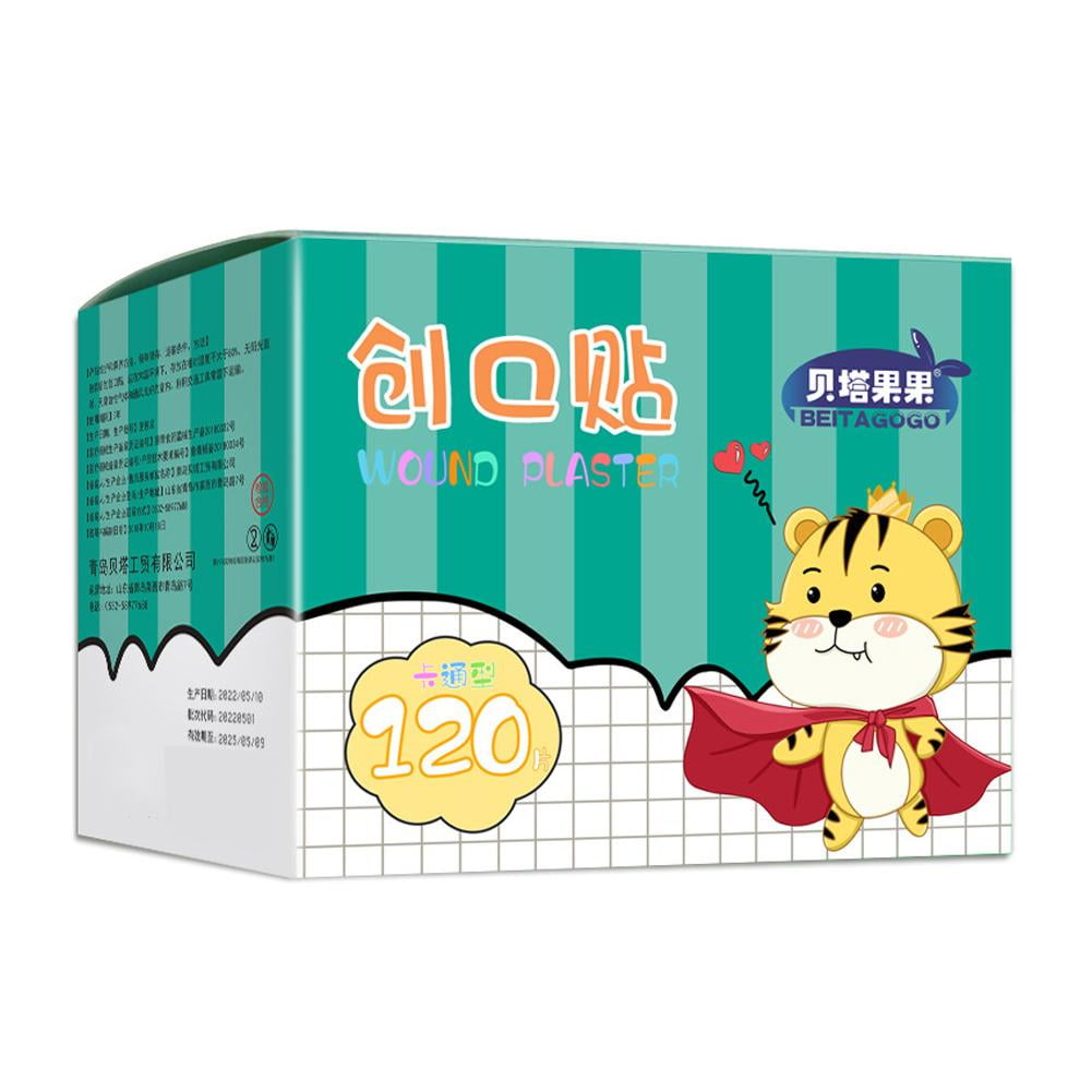 Cartoon waterproof round 120 pieces (A)$Children's mini round band-aid ...