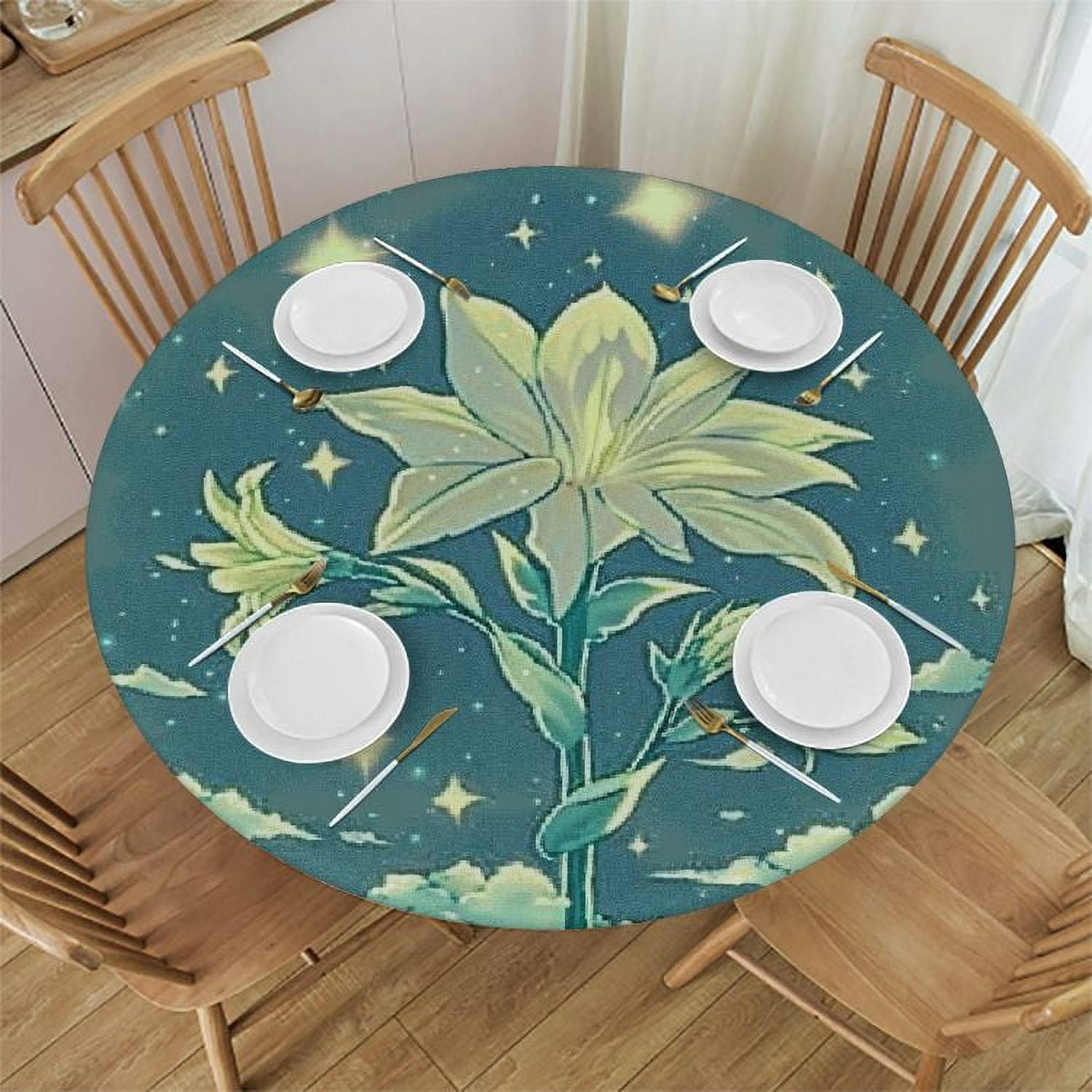Cartoon white Pattern decorative can be washed and reused for table ...