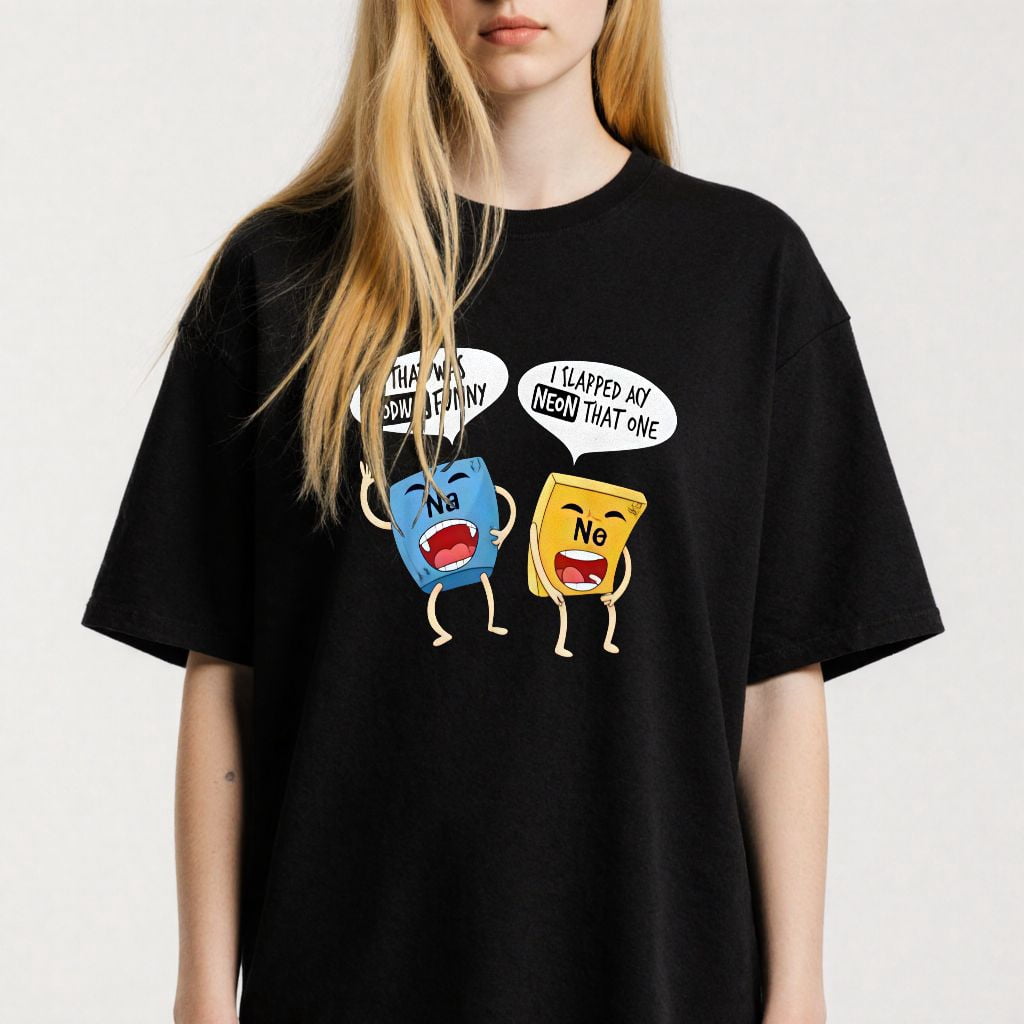 Cartoonish Elemental Characters Graphic for Everyone Funny Science ...