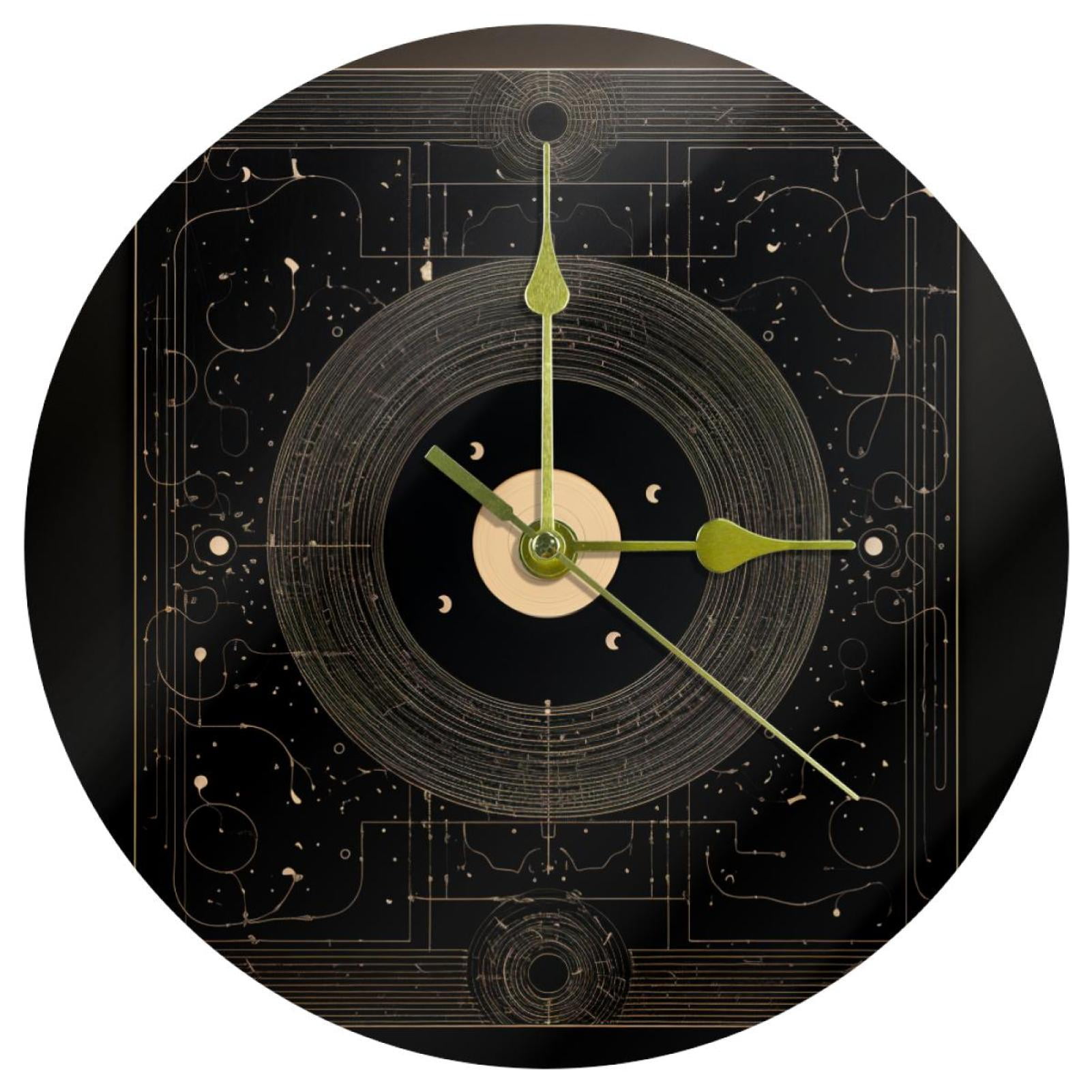 Cartoons 9.8 Inches Round Acrylic Wall Clock, Silent Non Ticking ...