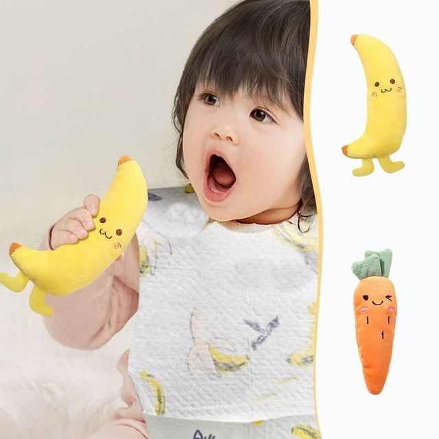Cartoons Bananas Plushs Toy Of Fluff For Infant Grip Hand Toy Cute ...