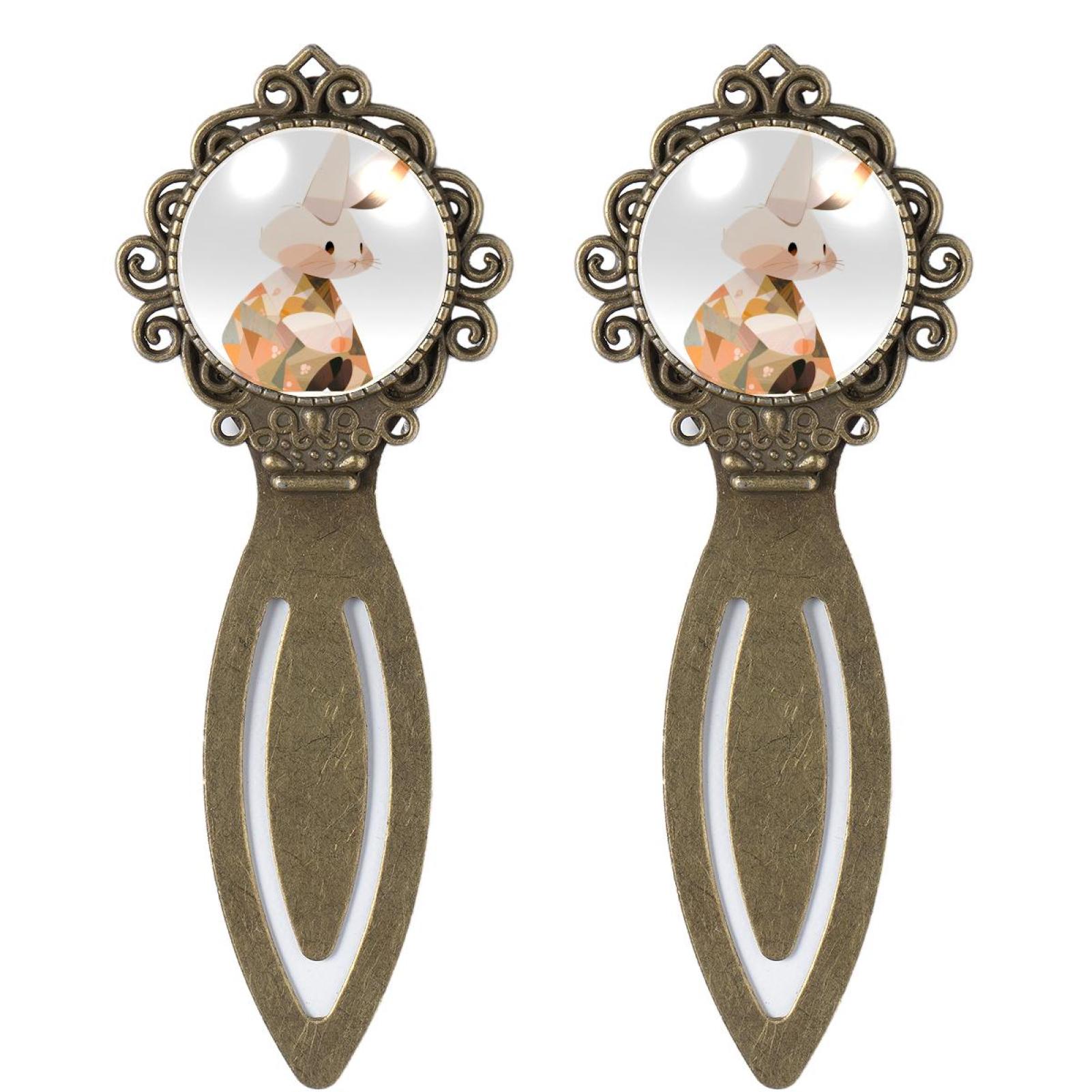 Cartoons Book Lovers' Vintage Copper-Colored Lace Bookmarks: Stainless ...