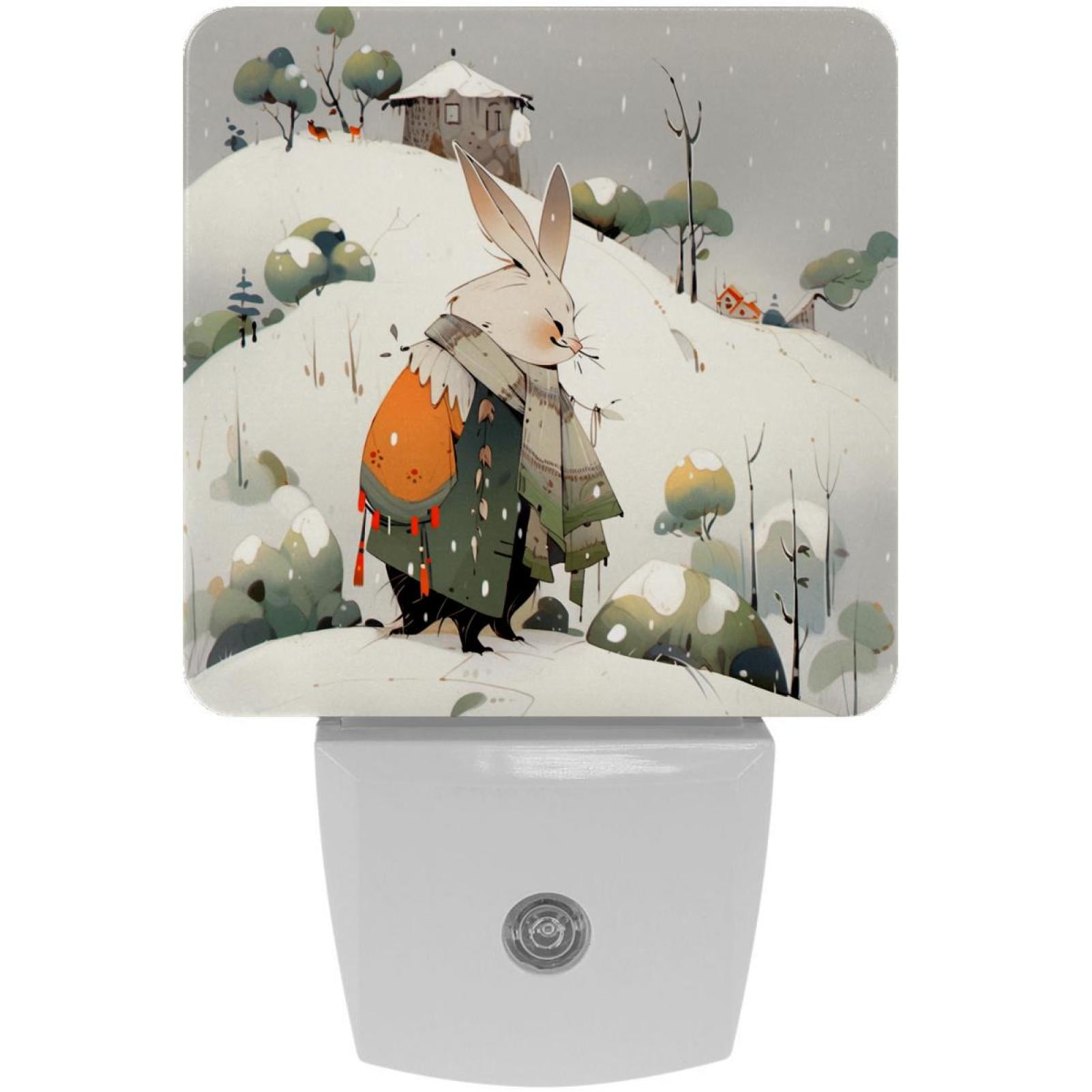 Cartoons LED Square Night Light - Energy Efficient Plug-in Nightlight ...