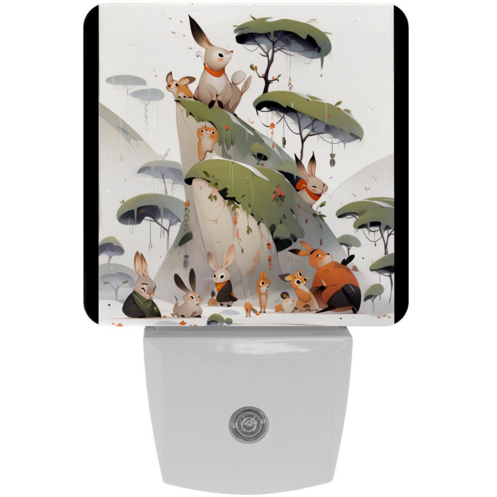 Cartoons LED Square Night Lights for Bedroom and Living Room ...