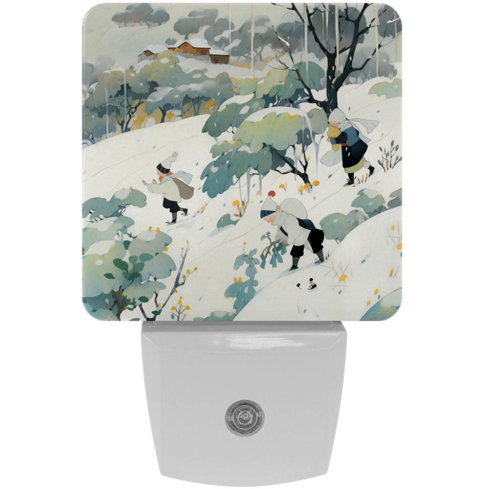Cartoons LED Square Night Lights - Bedside Lighting Solution for a ...
