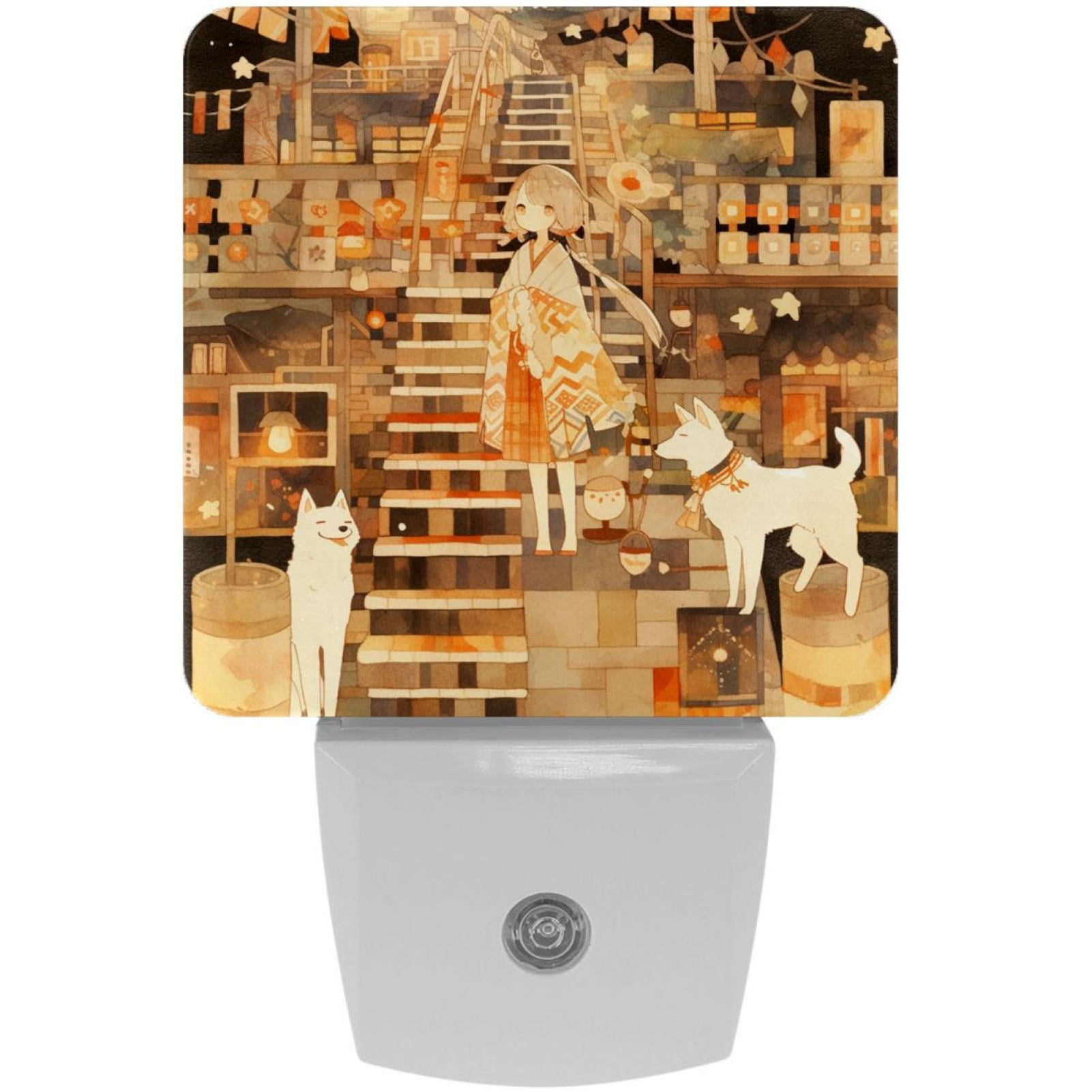 Cartoons LED Square Night Lights - Bedside Lighting Solution for a ...