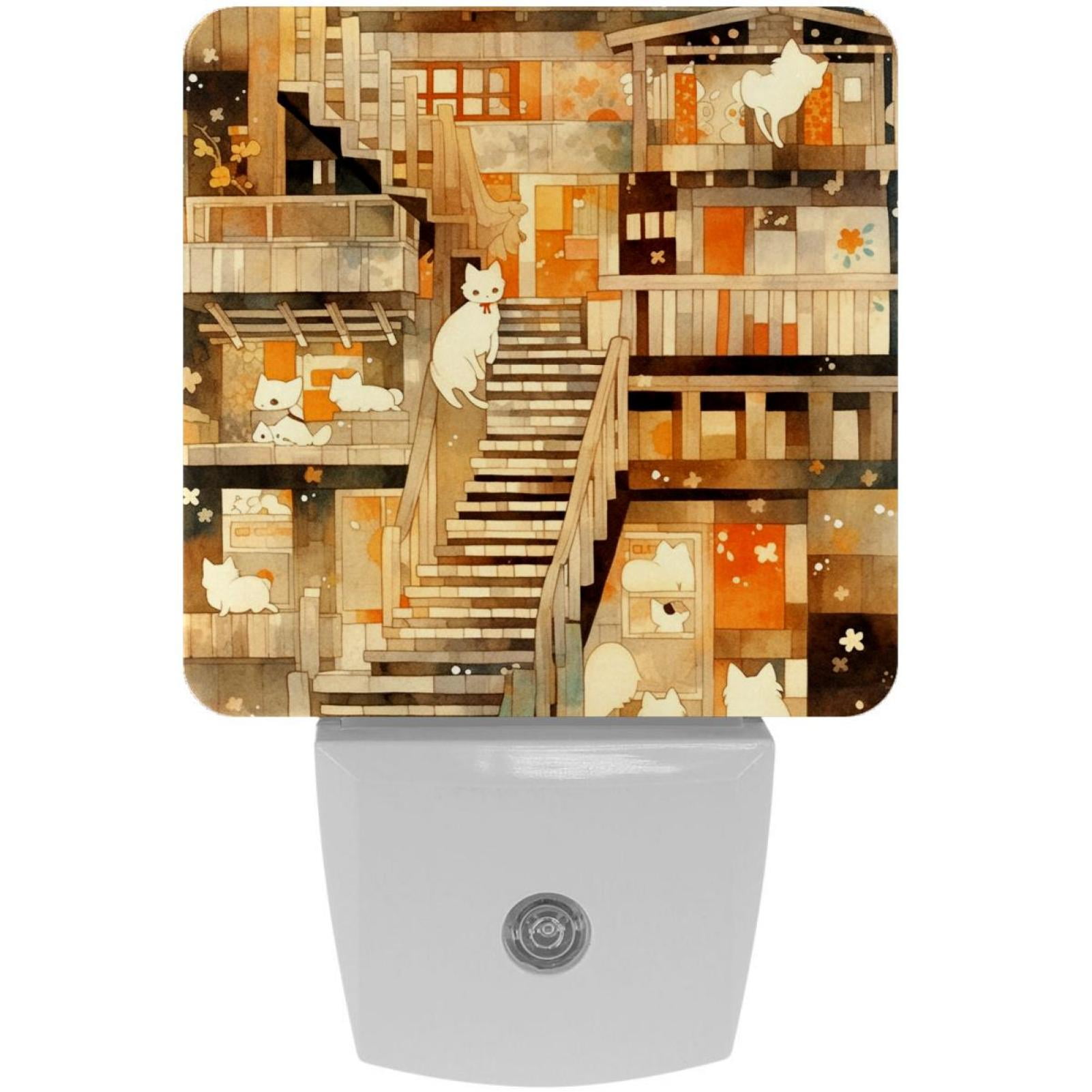 Cartoons LED Square Night Lights - Bright and Compact Bedroom or ...