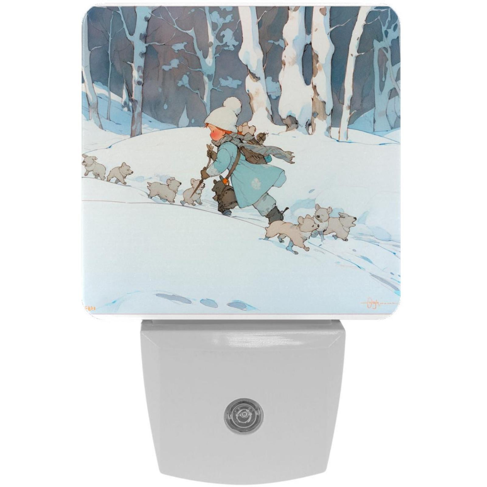 Cartoons LED Square Night Lights: Compact and Energy-Efficient ...