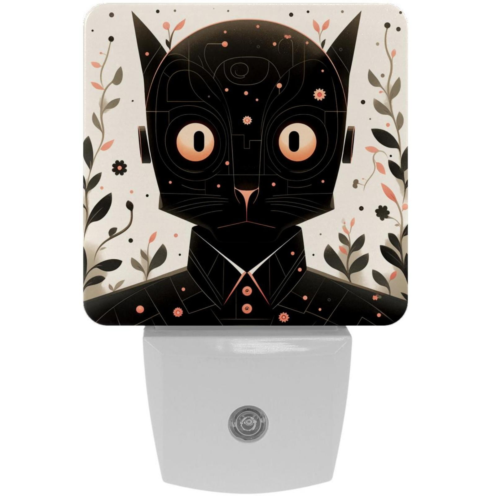 Cartoons LED Square Night Lights - Energy Efficient Plug-in Wall Lamp ...