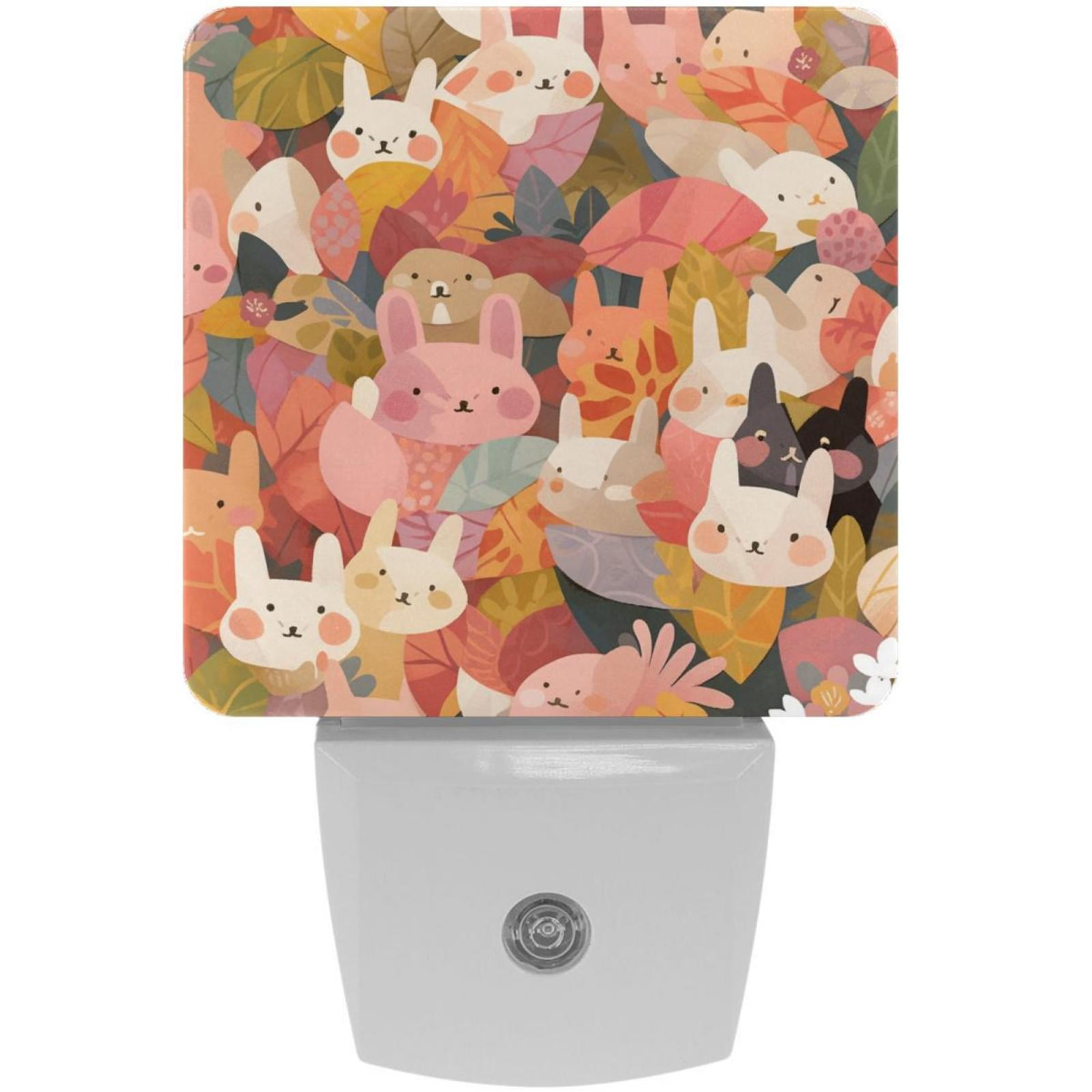 Cartoons LED Square Night Lights - Modern and Energy Efficient Room ...