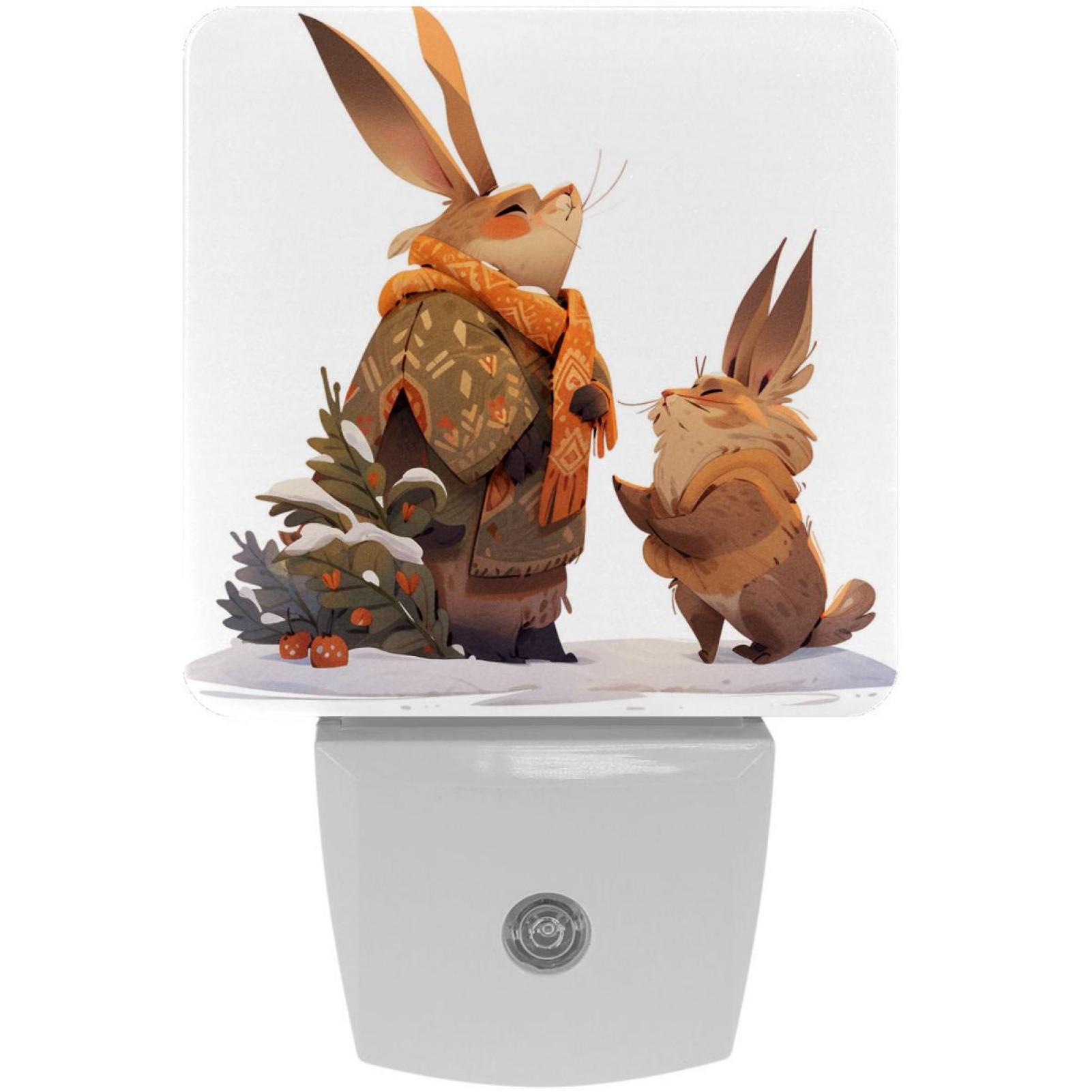 Cartoons LED Square Night Lights - Portable and Stylish for Bedroom and ...