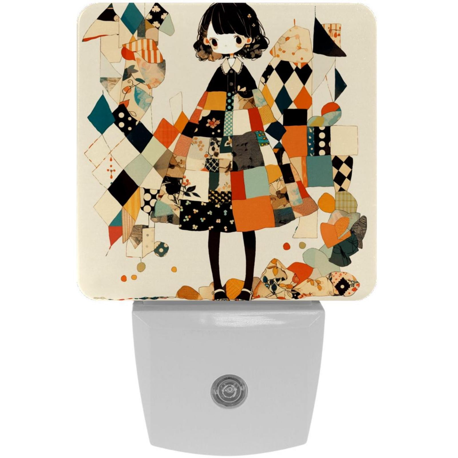 Cartoons LED Square Night Lights - Stylish and Energy-Efficient Room ...